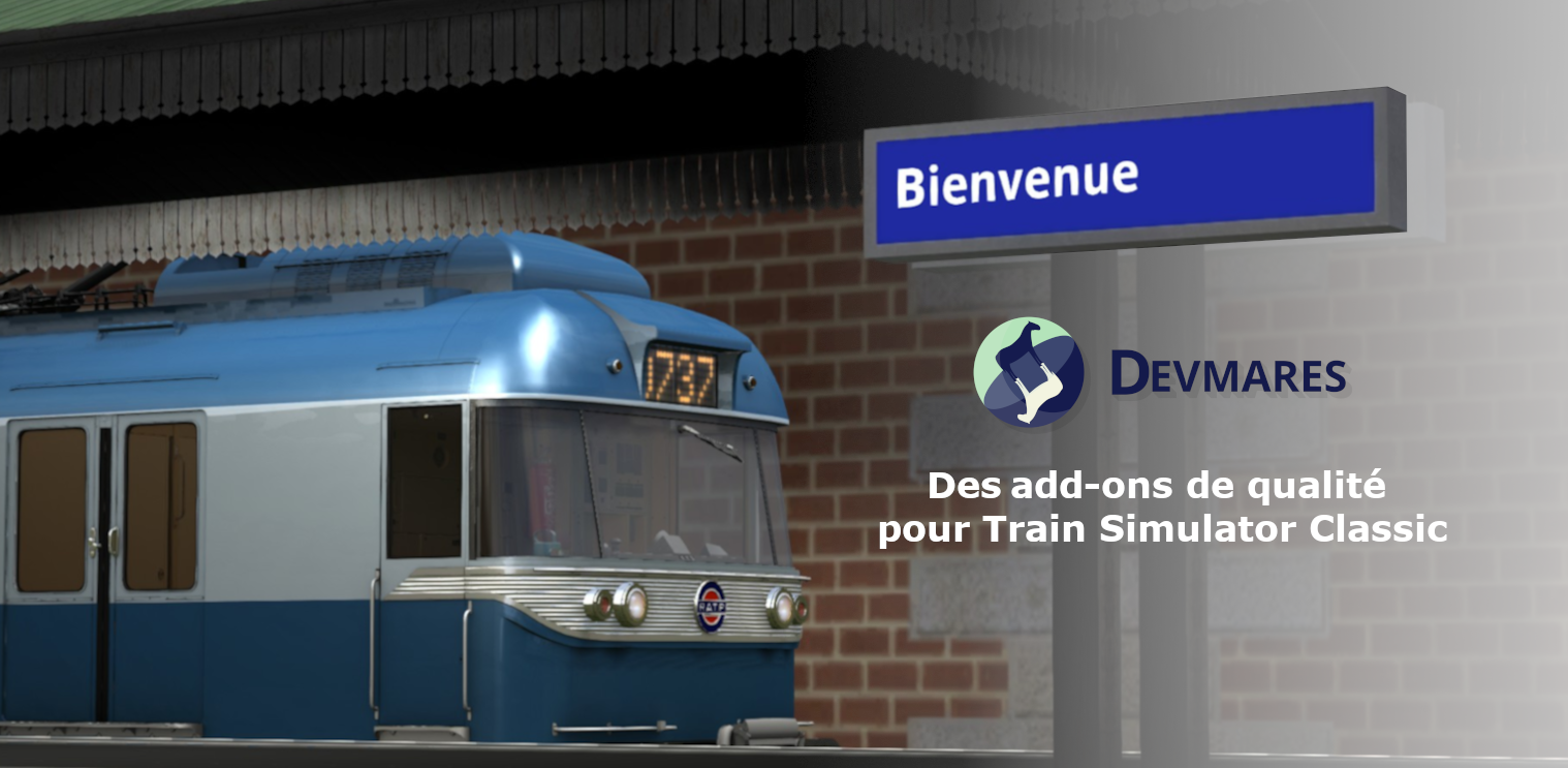 Devmares, add-on de qualité pour Train Simulator Classic